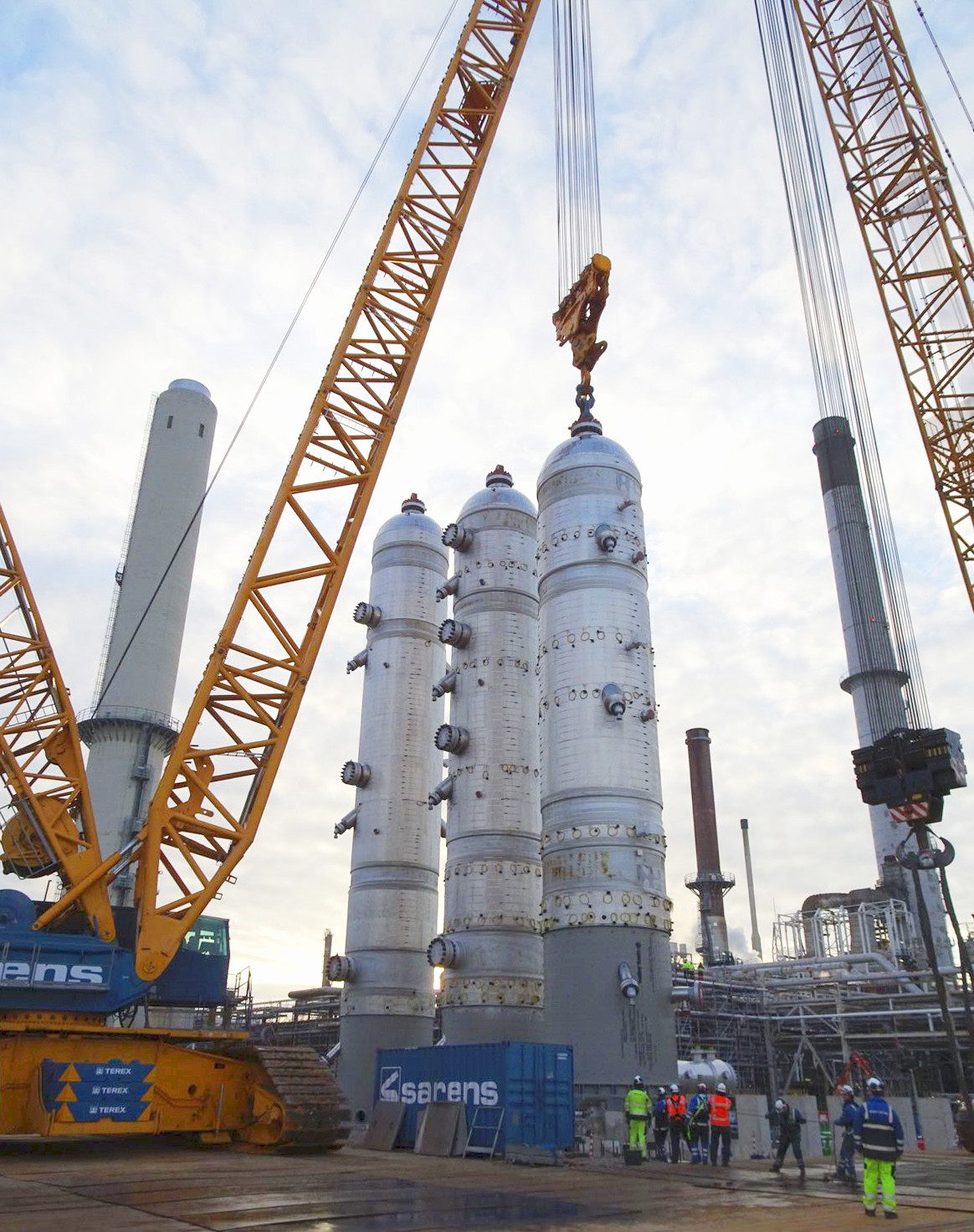 Rotterdam Advanced Hydrocracker Project: WT Reactors installed - Walter ...